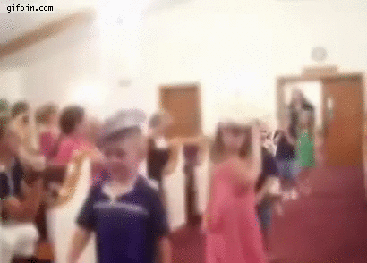 Grumpy Church Girl Meets Camera Man | Best Funny Gifs Updated Daily