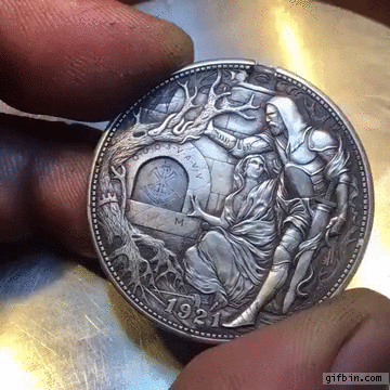 Intricate coin design - Full screen | Best Funny Gifs And Animated Gifs ...