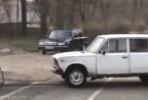 Car Towing Fail | Best Funny Gifs Updated Daily