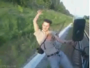 Dodging Poles | Best Funny Gifs Updated Daily