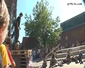 Adrien Delecroix Unicycle Front Flip | Best Funny Gifs Updated Daily