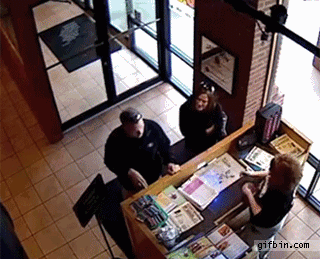 Deer Crashes Into Restaurant | Best Funny Gifs Updated Daily