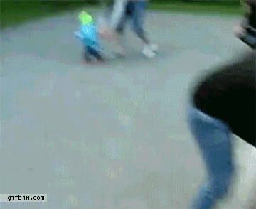 Dad Catches Baby While Faceplanting | Best Funny Gifs Updated Daily