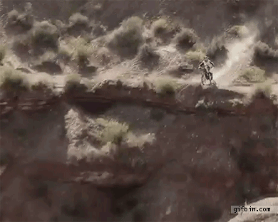 Insane Bike Backflip Off A Cliff | Best Funny Gifs Updated Daily