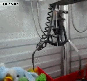 Cat Inside Claw Crane Toy Machine | Best Funny Gifs Updated Daily