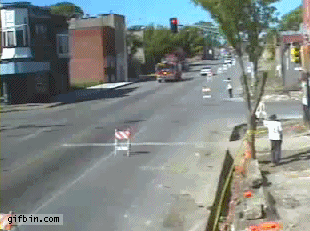 Two Firetrucks Crash In Intersection | Best Funny Gifs Updated Daily
