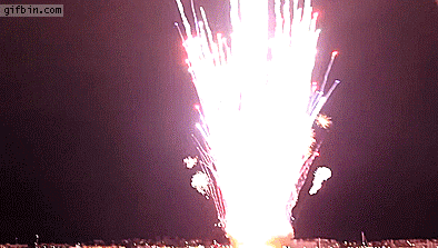 7000 Fireworks Go Off At Once | Best Funny Gifs Updated Daily
