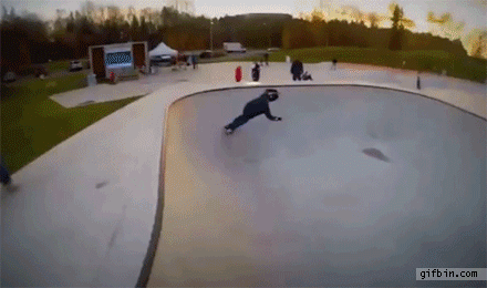 Drone Camera Hits Skater | Best Funny Gifs Updated Daily