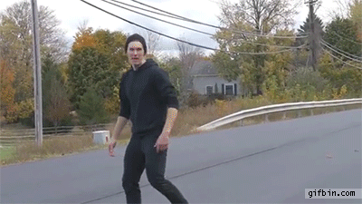 Guy Doing Backflip Almost Hit By Car | Best Funny Gifs Updated Daily