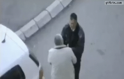 Drunk Guy Tries To Run From The Cops | Best Funny Gifs Updated Daily