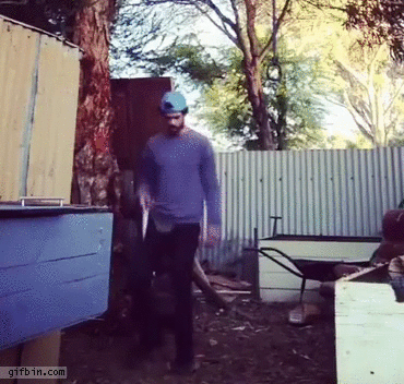 Knife Throwing Close Call | Best Funny Gifs Updated Daily