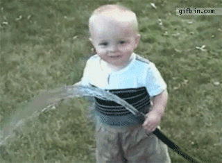 Kid Drinking Water From Hose Fail | Best Funny Gifs Updated Daily