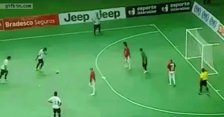 Futsal Spinning Backheel Lob Goal | Best Funny Gifs Updated Daily