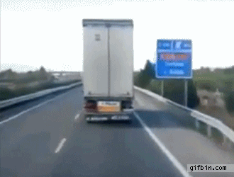 Trailer Truck Vs Strong Wind | Best Funny Gifs Updated Daily