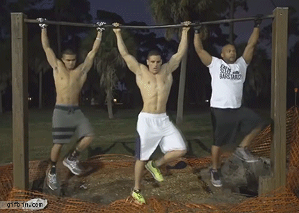 Stepping In Sync In The Air | Best Funny Gifs Updated Daily