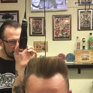 Creative hair cutting - Full screen | Best Funny Gifs And Animated Gifs ...