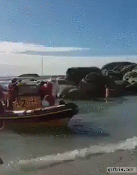Santa Falls Off Boat | Best Funny Gifs Updated Daily