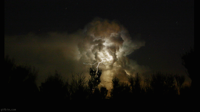 Time-lapse Thunder Cloud | Best Funny Gifs Updated Daily