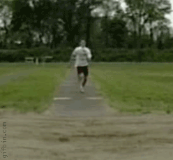 Long Jump Fail | Best Funny Gifs Updated Daily