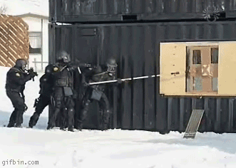 SWAT Team Detonates Bomb | Best Funny Gifs Updated Daily