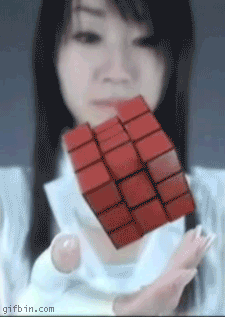 Telekinetic Rubik's Cube | Best Funny Gifs Updated Daily