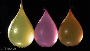 Bullets Hit Balloons In Slow-motion | Best Funny Gifs Updated Daily