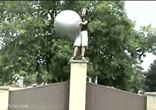 Air Balloon Jump Fail | Best Funny Gifs Updated Daily