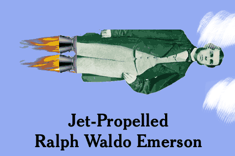 Jet-proprlled Ralph Waldo Emerson | Best Funny Gifs Updated Daily